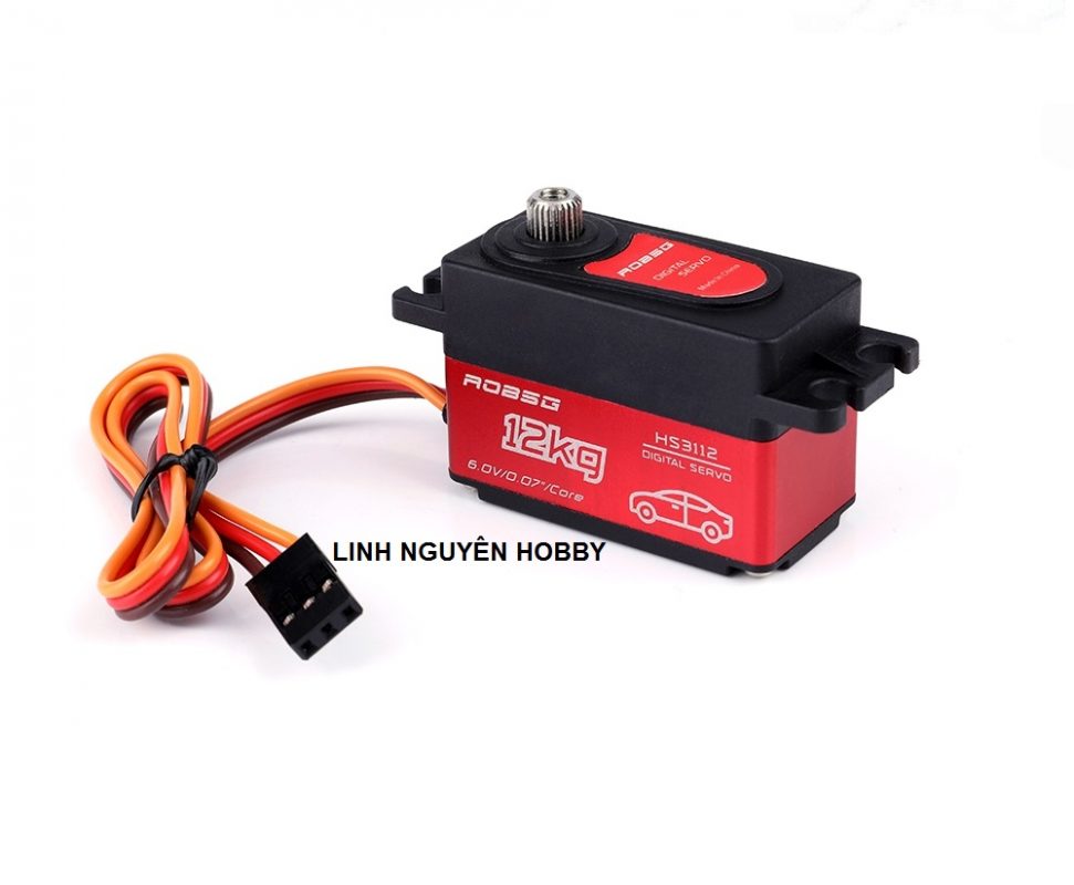 SERVO 12KG Coreless Waterproof Metal Gear Digital Servo For 1:10 RC Car ...